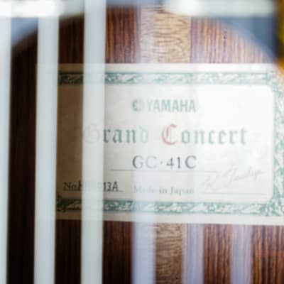 Yamaha GC-41C Grand Concert Classical Guitar Cedar, Figured | Reverb