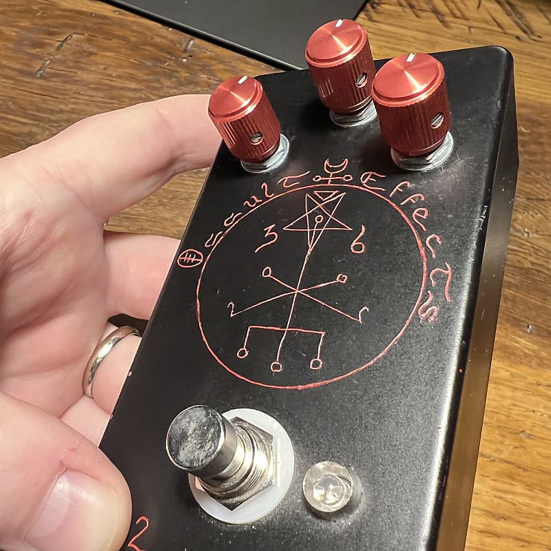 Occult Effects 1692 2010s - Black Matte with Crimson Sigil | Reverb
