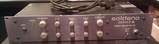Soldano SP77 Preamp for parts/not working (bad transformer?) | Reverb