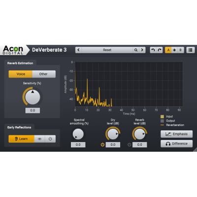 Acon Digital DeVerberate 3 Reverb-Reduction Plug-In Software | Reverb