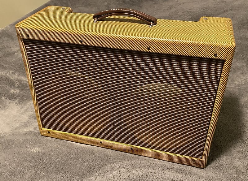 Custom Narrow panel 5f8 High Power Tweed Twin Cabinet Light | Reverb