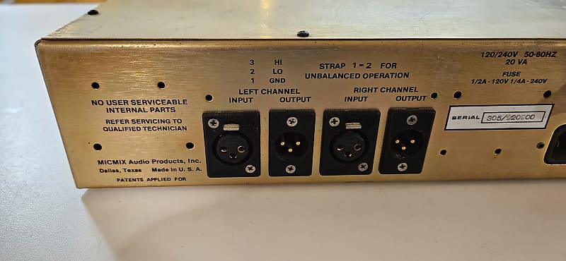 MicMix Master Room XL-305 Acoustic Chamber Synthesizer 1970s | Reverb