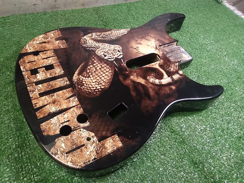 Full Size Dinky Style Super Strat Body 2000s - Original | Reverb