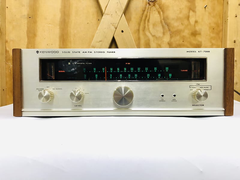 Vintage Kenwood KT-7000 AM/FM Solid State Stereo Tuner - | Reverb