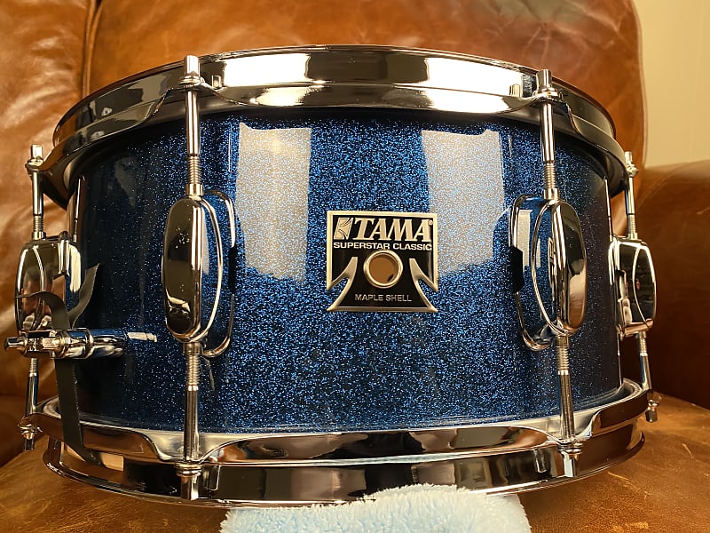 Tama Superstar Classic Maple Snare drum 14x6,5 - Indigo | Reverb