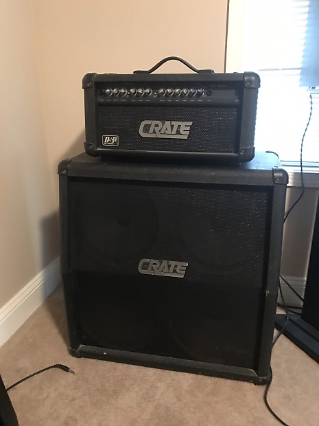 Crate GFX-1200H half stack Amp Crate GFX-1200H Black and Grey | Reverb