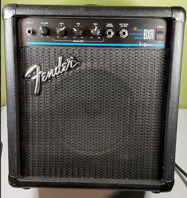 Fender BXR15 Bass Amp Combo With Studio Headphones | Reverb