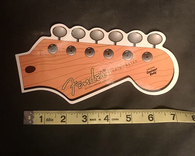 Fender Stratocaster Headstock Sticker | Reverb