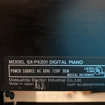 Technics SX-PX201 Digital Piano with Stand & Pedals - Tested | Reverb