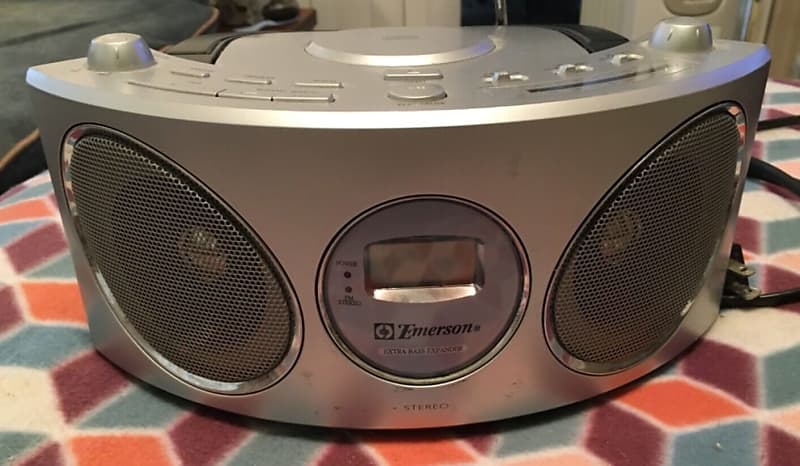 Emerson PD6810 CD/Radio Stereo Boombox Extra Bass With Plug | Reverb