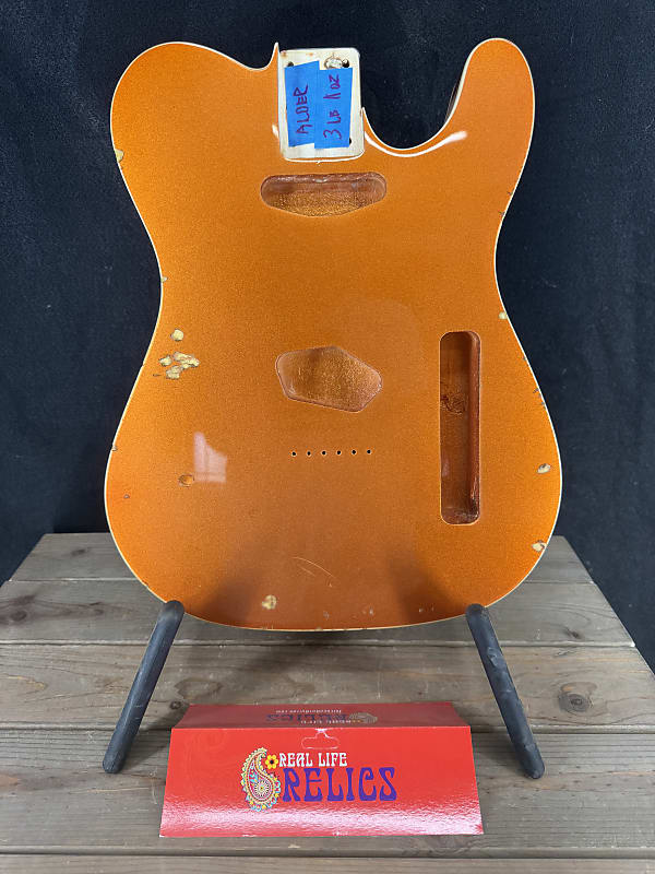 Real Life Relics Tele® Telecaster® Body Aged Copper Metallic | Reverb