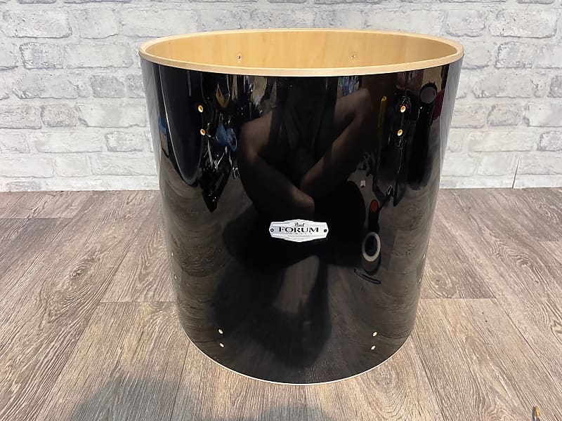 Pearl Forum Floor Tom Drum Shell 16”x16” Bare Wood Project / | Reverb