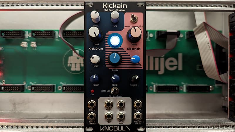 Knobula Kickain Kick Drum & Sidechain Eurorack Module 2022 - | Reverb