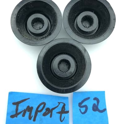 Stratocaster Style Knobs Set Black | Reverb