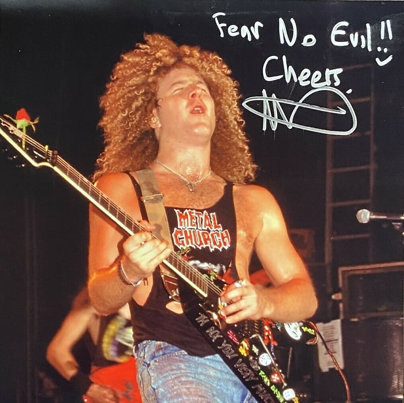 Nick Bowcott Grim Reaper Signed 8x10 Color Photo "Fear No | Reverb