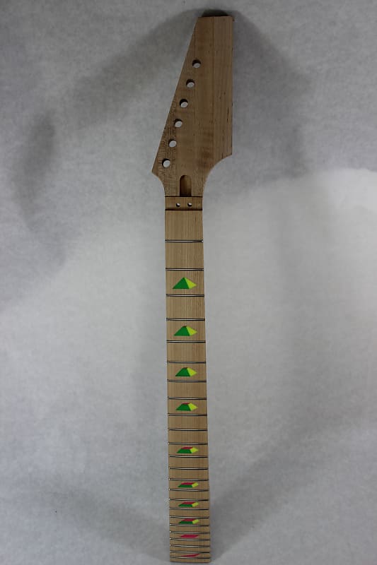 Pyramid Inlayed Neck- Fits Ibanez (tm) OSNJ Heel RG550 560 | Reverb