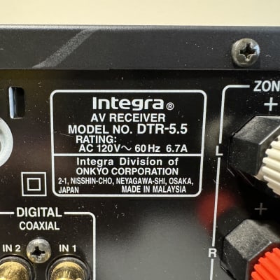 Integra DTR-5.5 Receiver HiFi Stereo Audiophile 7.1 Channel | Reverb