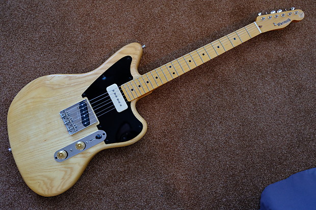 Warmoth Jazzcaster Telemaster Offset Telecaster Gibson P90 | Reverb