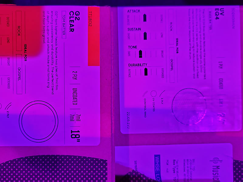 Evans UV2 UV G2 G1 G14 G12 | Reverb