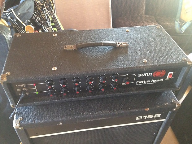 Sunn Beta Lead Guitar Amplifier Bass Amp Head Vintage Model T | Reverb