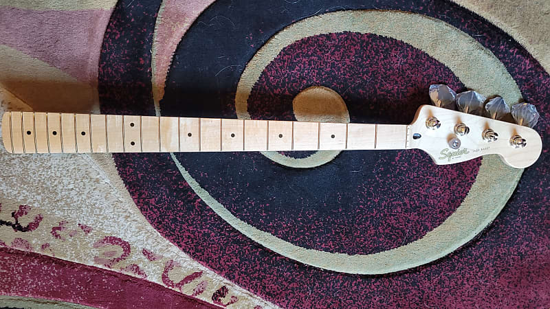 Squier Paranormal Jazz Bass 2022 Maple Gloss Loaded Neck With | Reverb