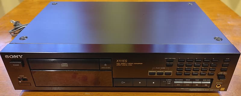 Sony CDP-X111ES CD Player 1991 - Black | Reverb