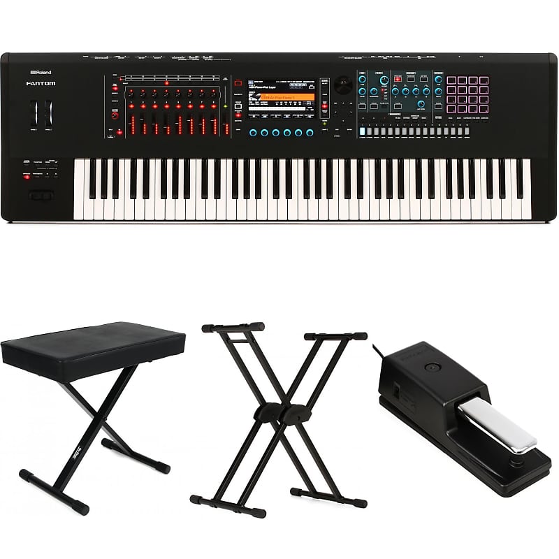 Roland FANTOM-7 Music Workstation Keyboard Essentials Bundle | Reverb