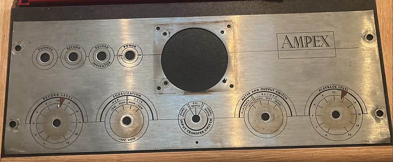 Front panel Ampex 351 -1 - | Reverb