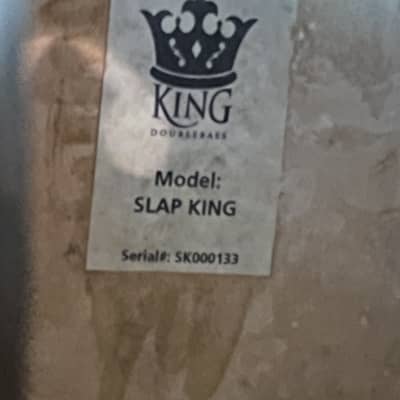 King Double Bass Slap King 2004 - Vampire Blood Red Upright | Reverb