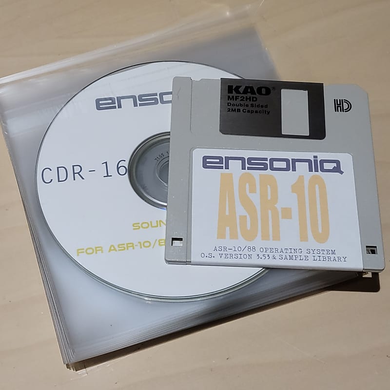 Ensoniq ASR10 Sound Library 16 Disk Set | Reverb