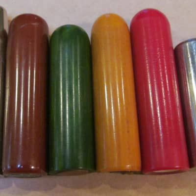 Lot of 8 Lap Steel Tone Bars Slides | Reverb