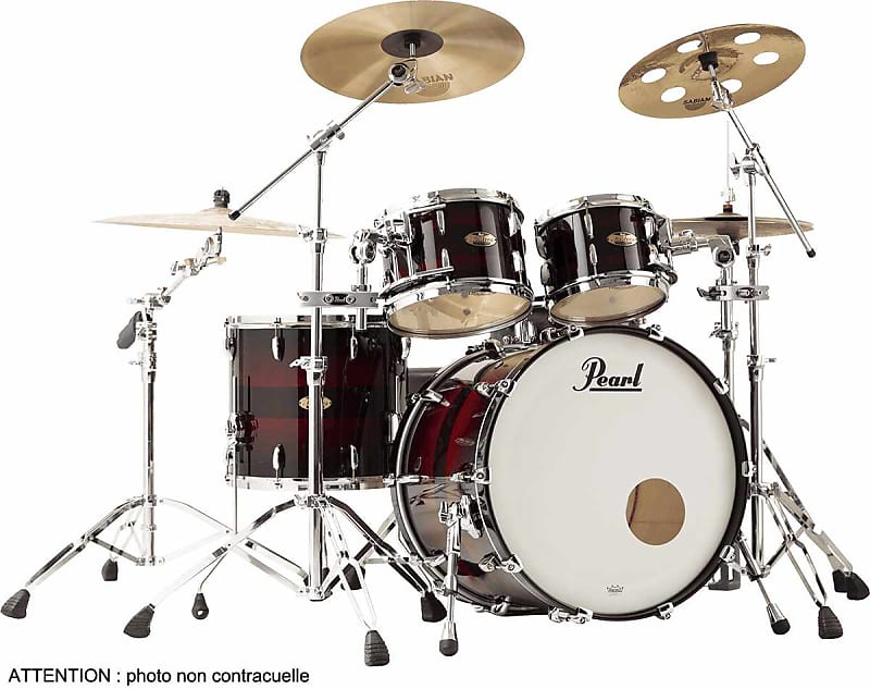 Pearl MRV924XEPC-839 MRV 4 FUTS ROCK 22"RED BURST TRIBAND | Reverb