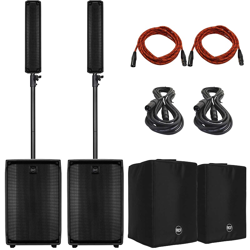 RCF Evox J8 Active 2-Way Portable PA DJ Array Speaker Systems | Reverb