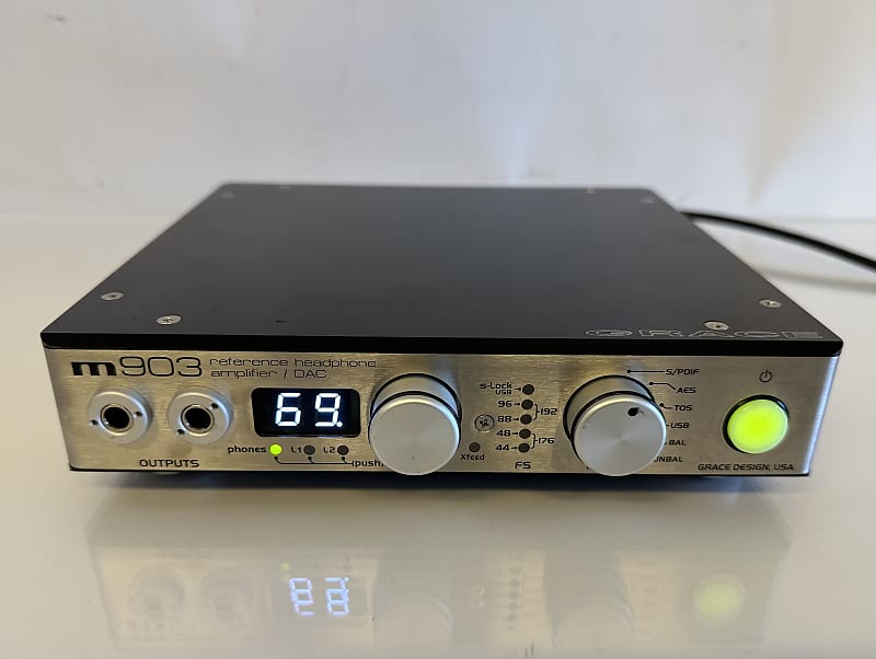 Grace Design m903 - Pro Audio Headphone Amp & DAC | Reverb
