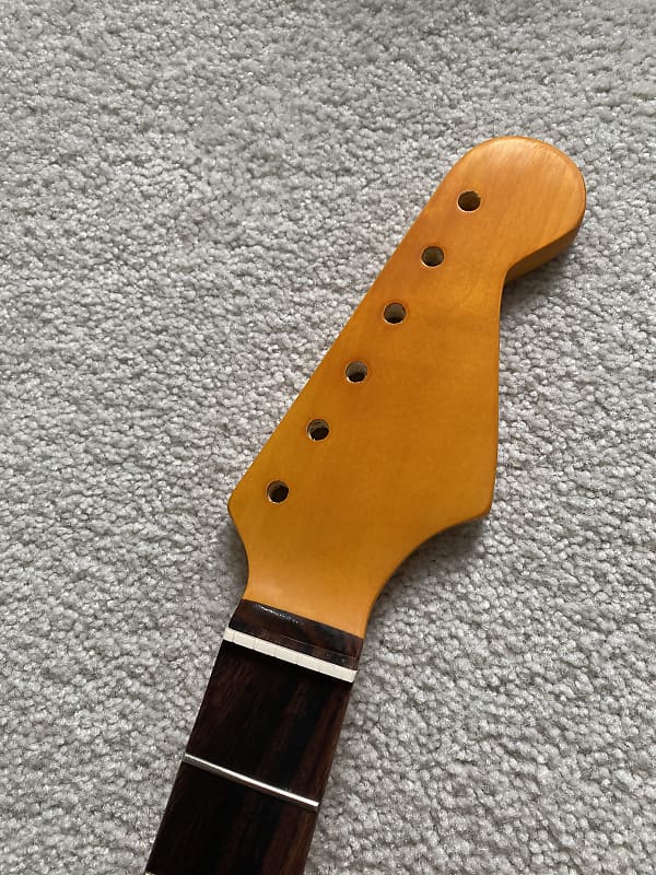 STRAT Neck 21 fret rosewood fretboard Stratocaster ST neck | Reverb