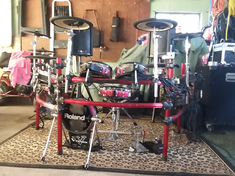 Roland TD-10 Mid 90's - Red | Reverb