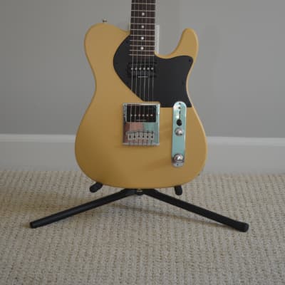 Warmoth Telecaster 2018 Satin Light Yellow & Roasted Maple | Reverb