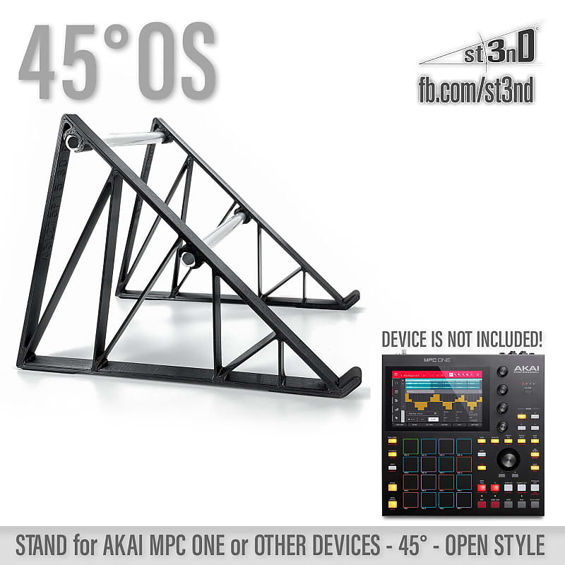 STAND for AKAI MPC ONE and Other Gears - 45° - Open Style | Reverb
