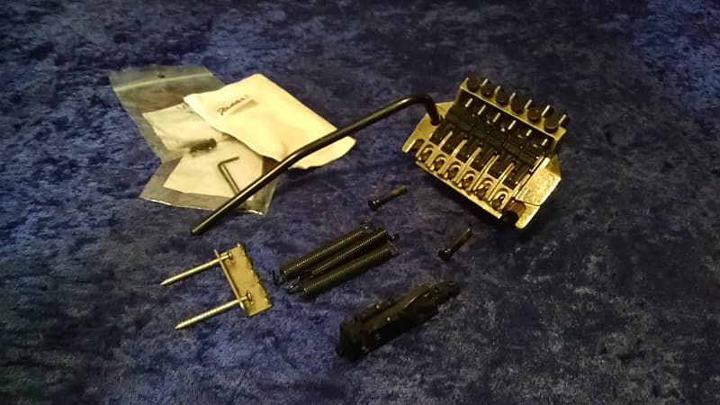 1980s Kahler Spyder Gold Tremolo Pat Pending W/ Auto Latch | Reverb