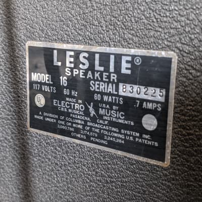 Leslie Model 16 | Reverb