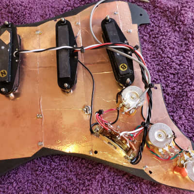 2014 Squire Tobacco Sunburst Stratocaster with Warman Pickups | Reverb