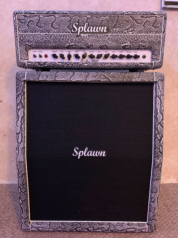 Splawn Quick Rod 50 Head and matching 2x12 Cab - Indigo | Reverb