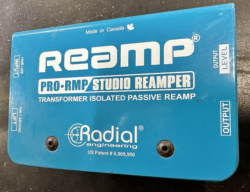Radial Passive Reamp Box PRO-RMP 2018 - Blue | Reverb