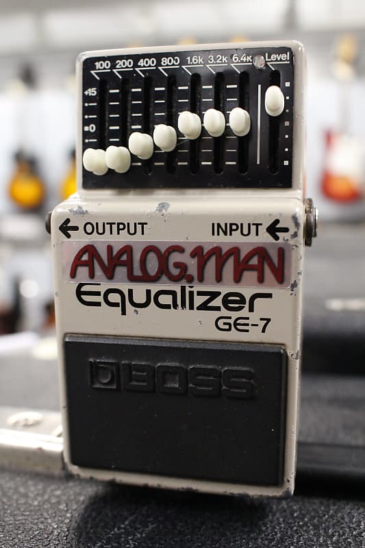 Boss GE-7 Equalizer Analogman Mod Used | Reverb