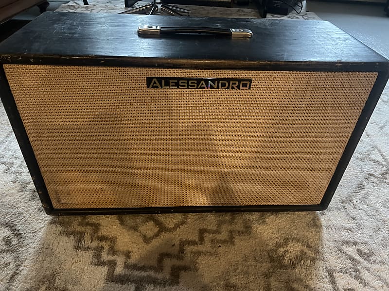 Alessandro 2x12 60 watt 8 ohm Cabinet *RARE* AHEP Neodymium | Reverb