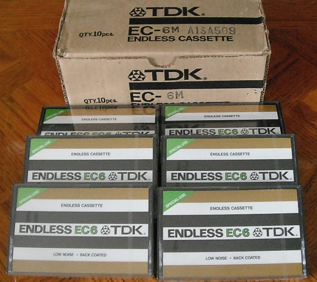 TDK EC-6M 6-Minute Endless Cassette 6-Pack | Reverb