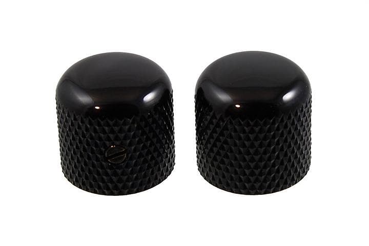 Gotoh Black Dome Guitar Knobs Set of 2 | Reverb