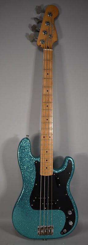 777 Guitars '59 P-Style Bass Turquoise Sparkle | Reverb