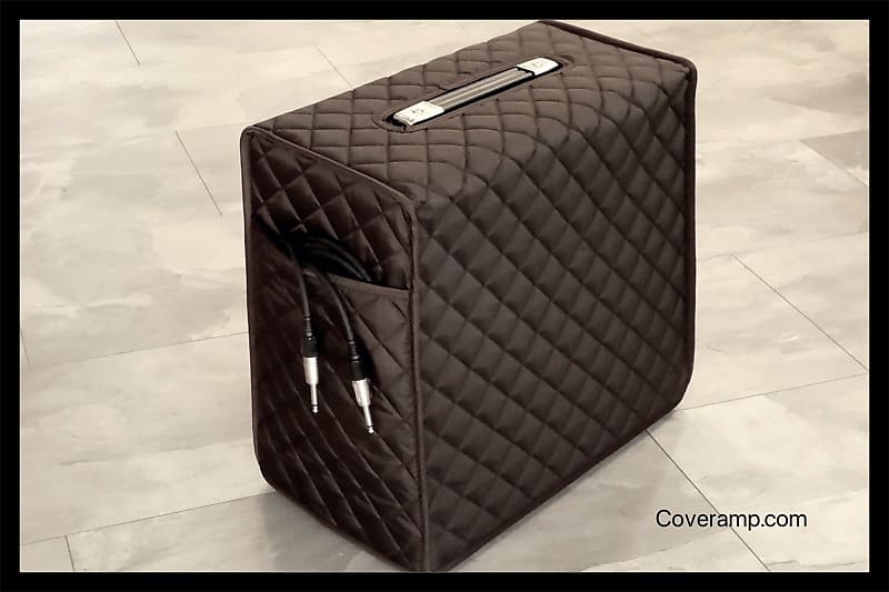 Brown Nylon quilted pattern - Combo Amp Cover FENDER Vibro | Reverb