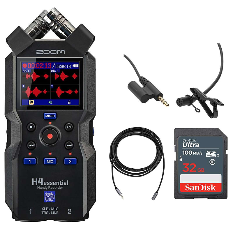 Zoom Zoom H4essential 4-Track 32-Bit Float Handy Recorder | Reverb